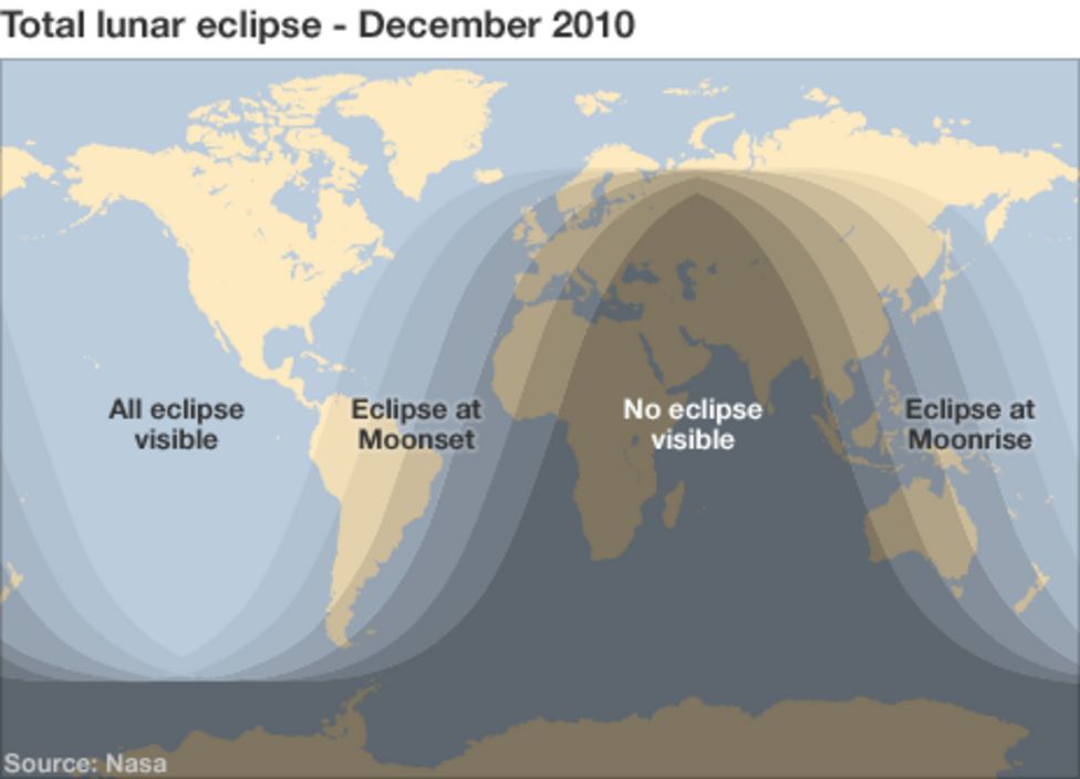 Skywatchers observe lunar eclipse - BBC News