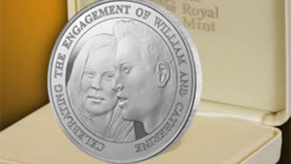 Royal Mint coin design marks Prince William engagement - BBC News