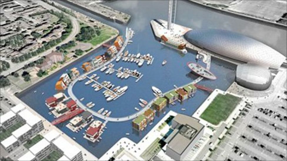 Floating village plan unveiled for River Clyde - BBC News