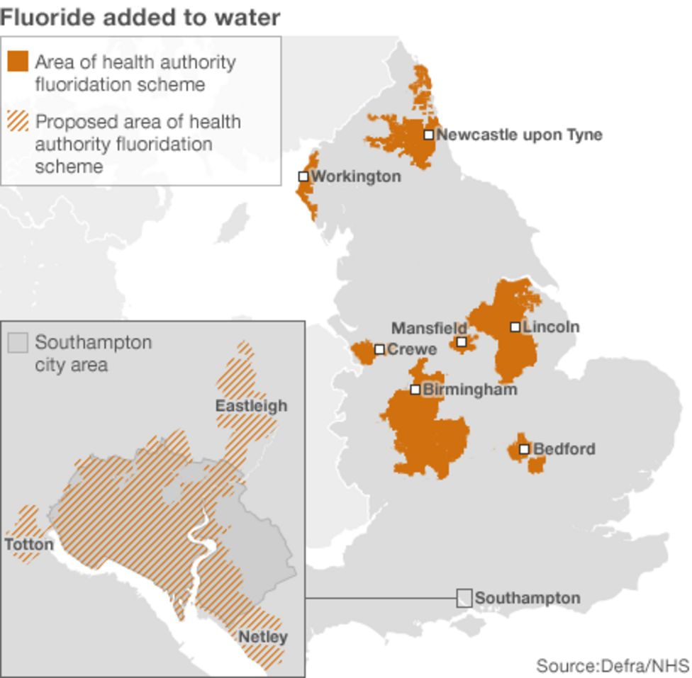 Southampton's fluoridation decision 'unlawful' - BBC News