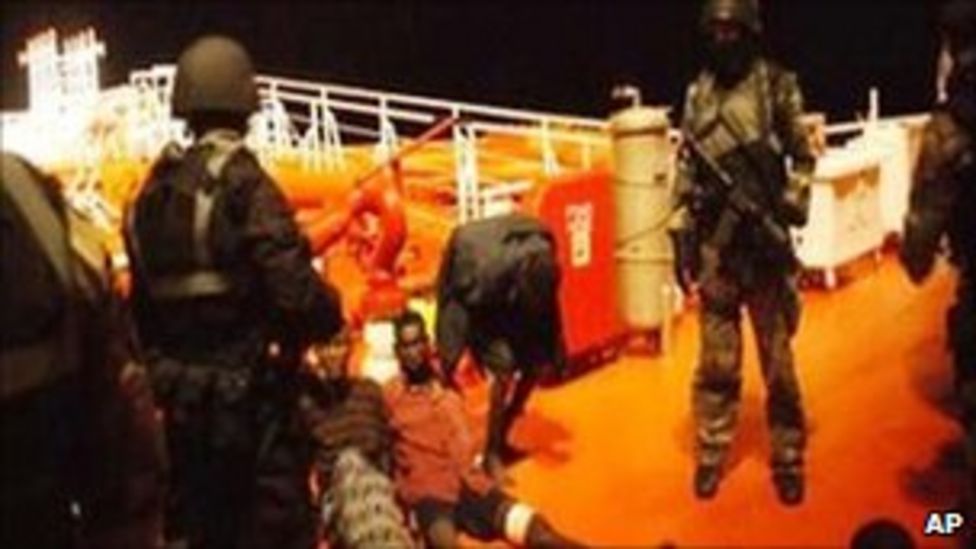 Malaysia navy foils ship hijack attempt, seizes pirates - BBC News