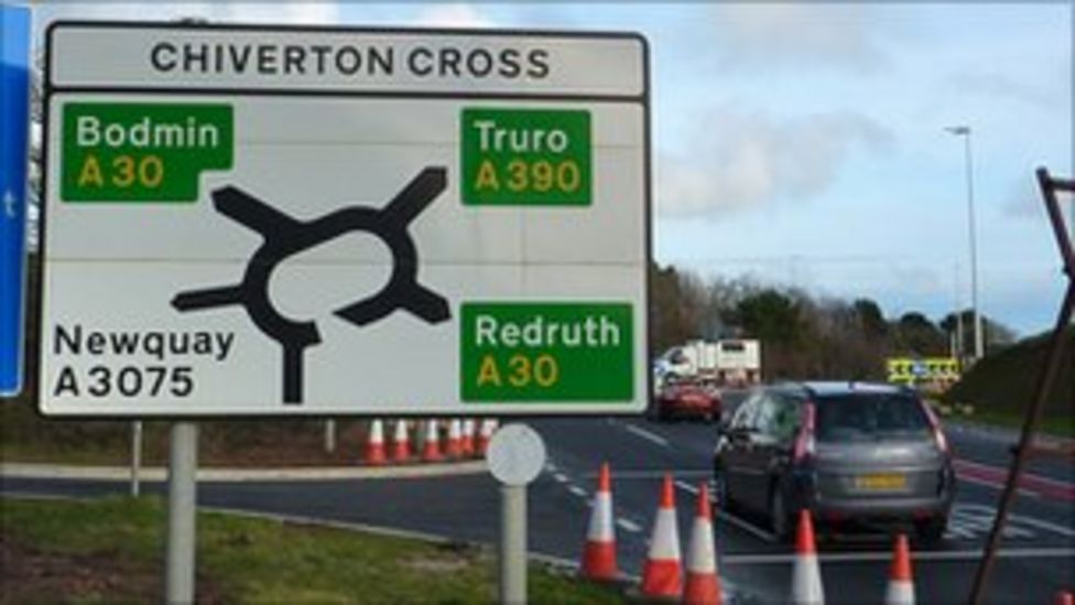 Cornwall A30 roundabout 're-education' needed - BBC News