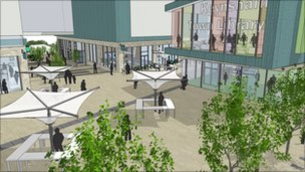Keynsham town centre plans shown - BBC News