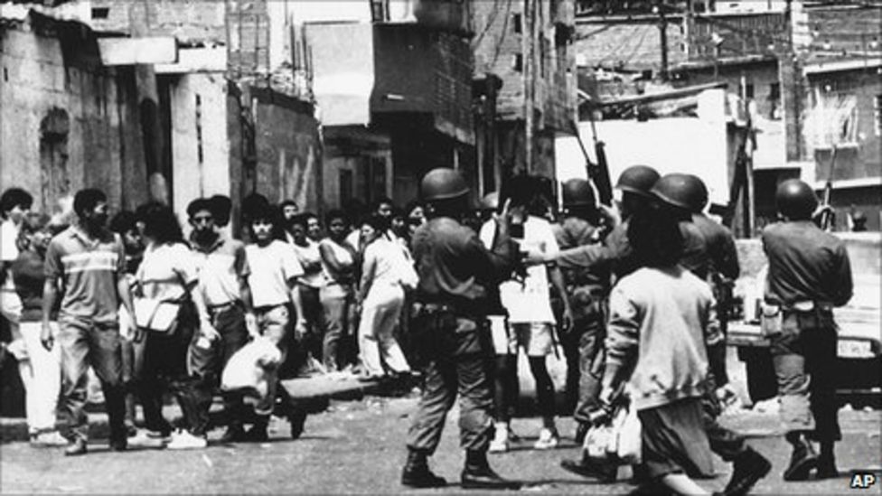 Victims of Venezuela's Caracazo clashes reburied - BBC News