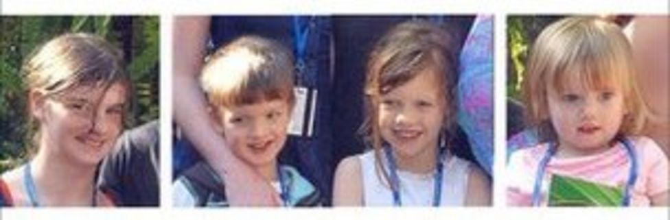 Search continues for four missing children - BBC News