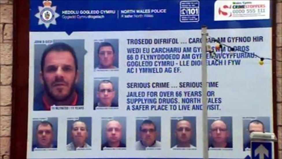 Rhyl gangster John Gizzi in police poster campaign - BBC News