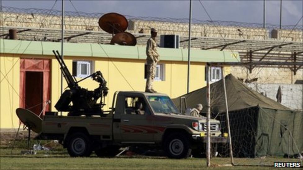 Muammar Gaddafi's presidential bolt-hole - BBC News