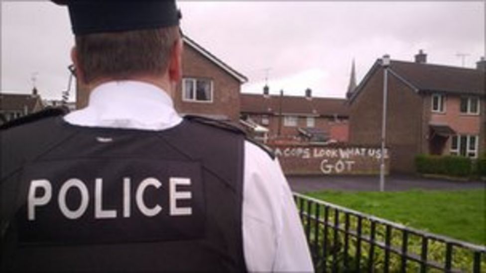 Ronan Kerr murder: Graffiti lauding bomb 'disgusting' - BBC News