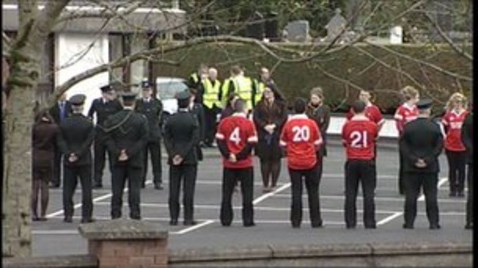 Ronan Kerr murder: mourners gather for Tyrone funeral - BBC News