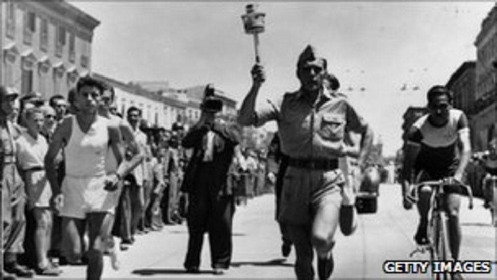 London 2012: The 1948 torch relay on a shoestring - BBC News