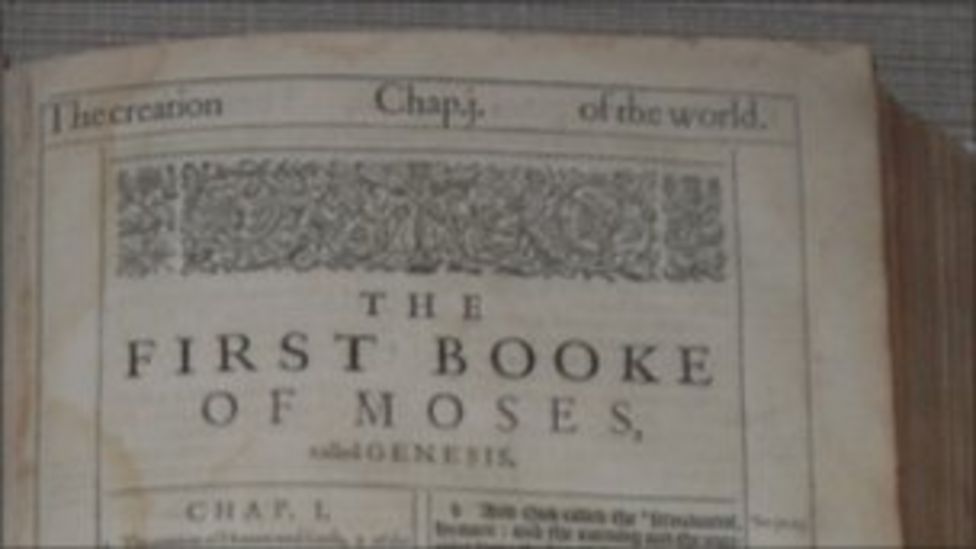 Church discovers a first edition King James Bible - BBC News