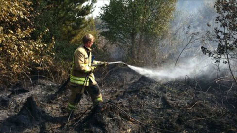Grass fire setting acceptability 'needs stamping out' - BBC News