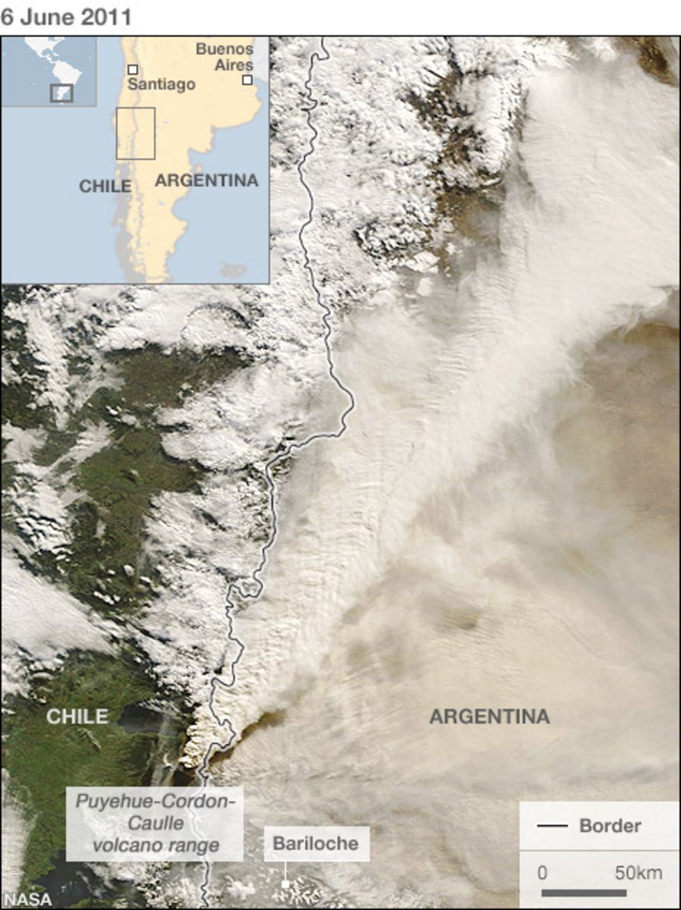 Chile volcano: Some flights resume as ash effects ease - BBC News