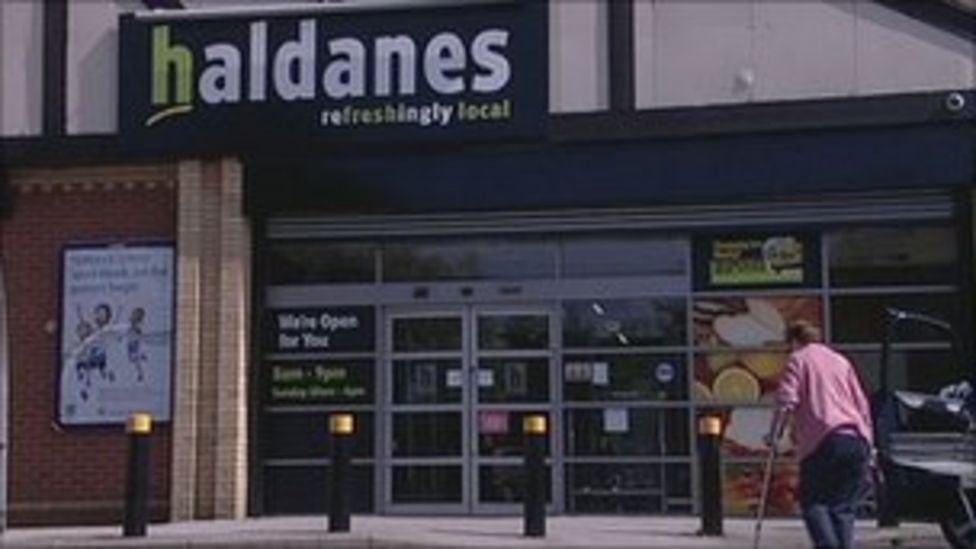 Haldanes supermarket closures costs East Midlands jobs - BBC News