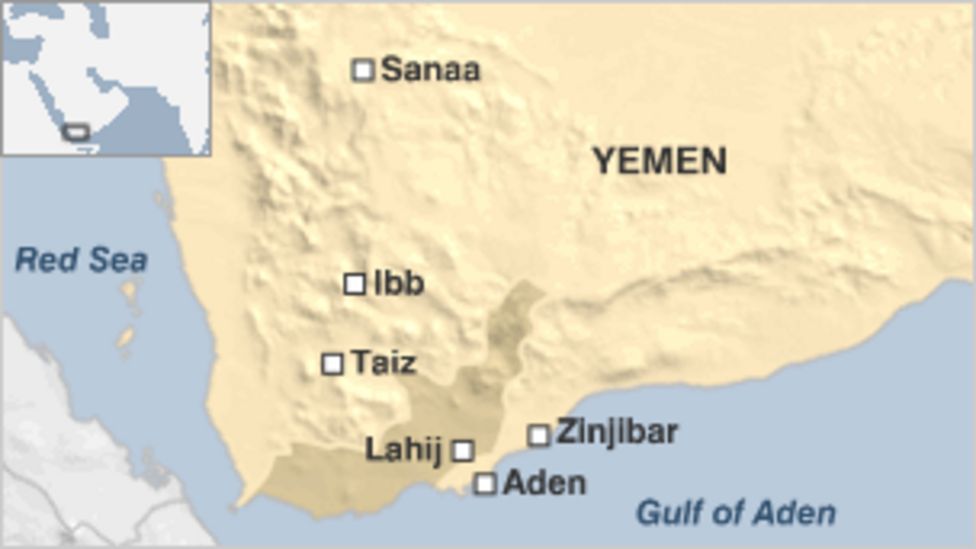Yemen: Twelve 'al-Qaeda militants' killed in Zinjibar - BBC News