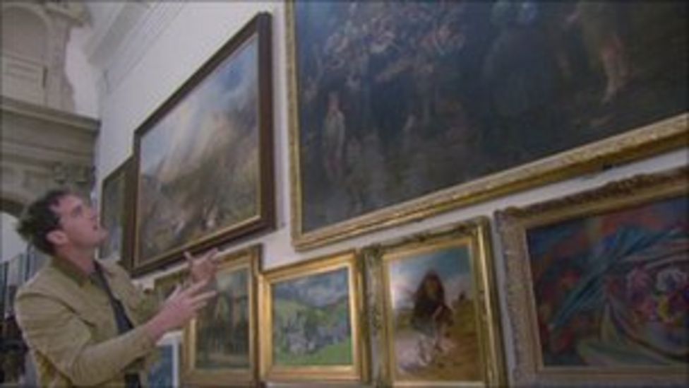 Dan Snow explores work of artist Arthur Spooner - BBC News