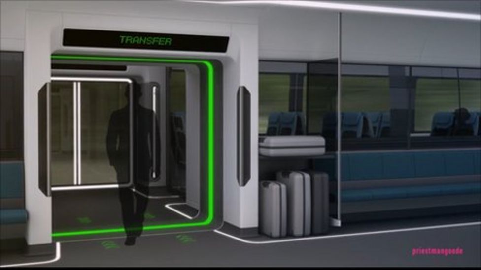 London's transport future? 'Docking' tram idea unveiled - BBC News