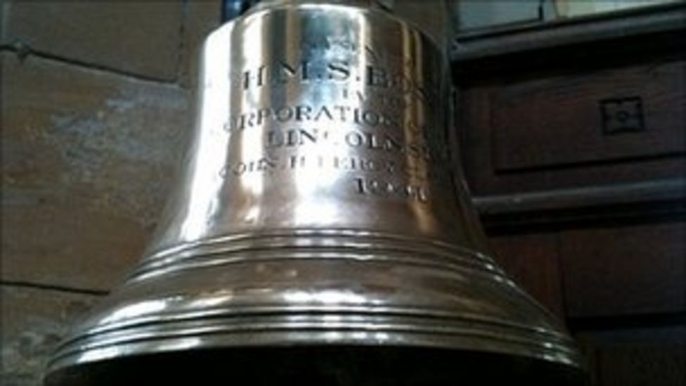 HMS Boston bell dedicated to St Botolph's Church - BBC News