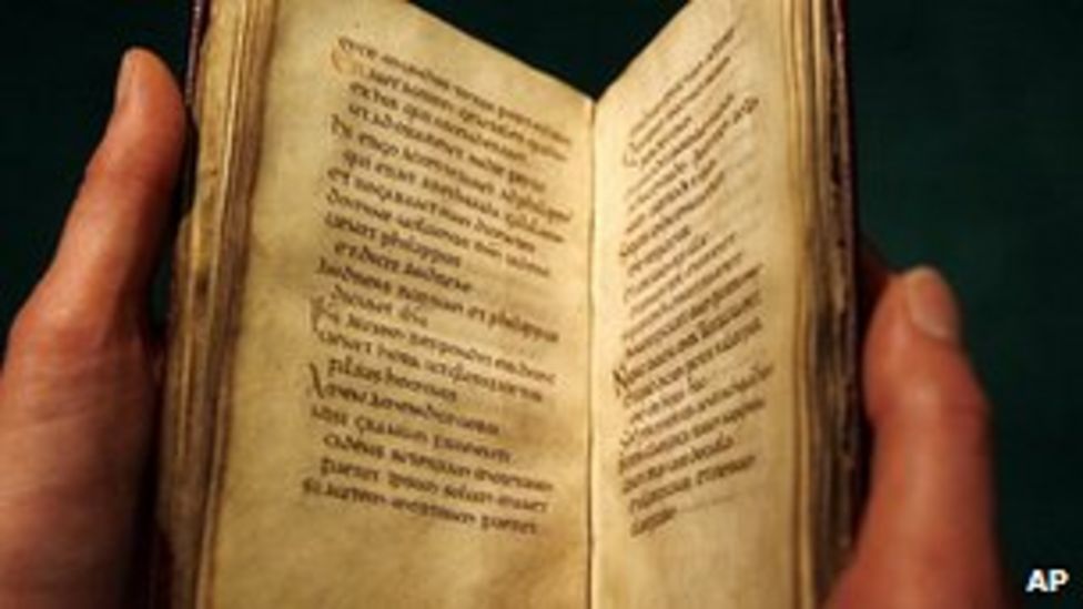 Campaign to save £9m Gospel of St Cuthbert - BBC News