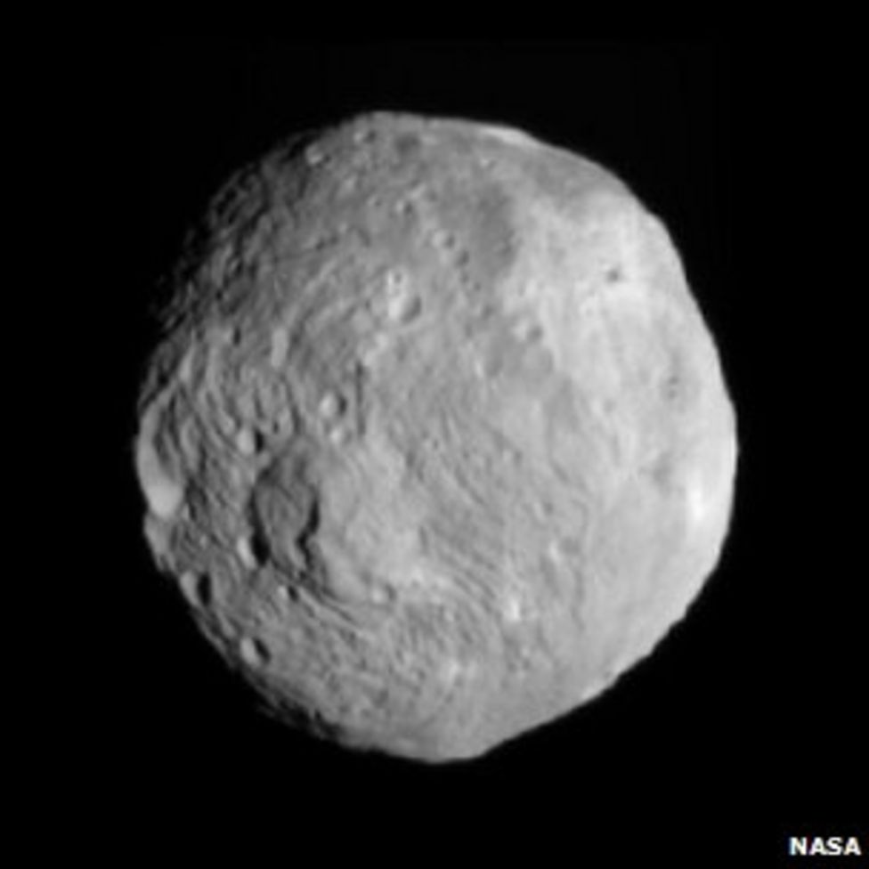 Dawn probe orbits asteroid Vesta - BBC News