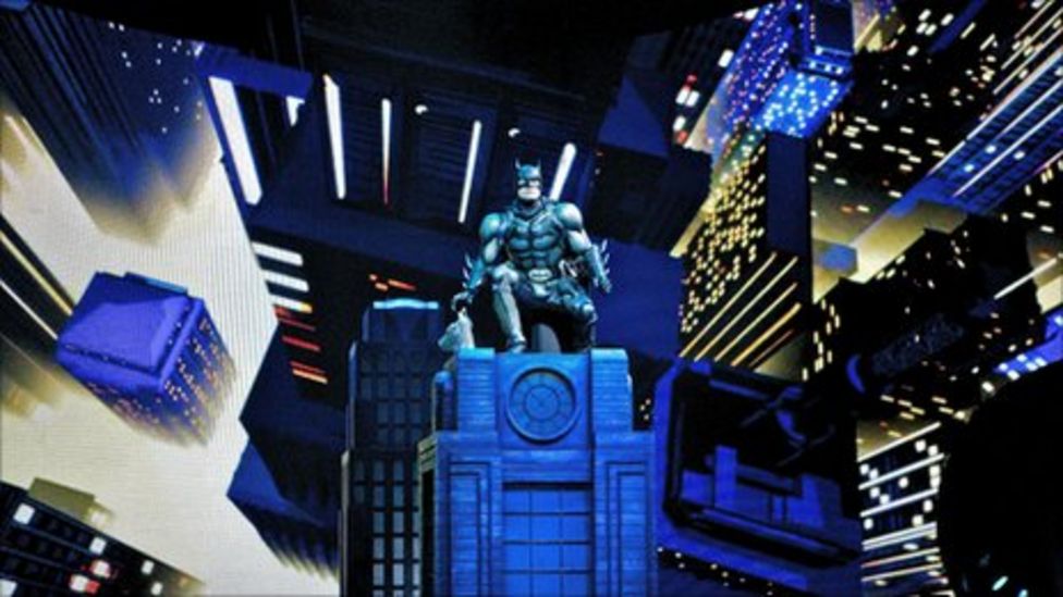 Setting the stage for Batman, Take That and Lady Gaga - BBC News