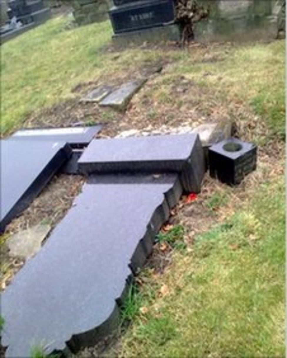 Vandalised Hunslet Cemetery to be improved - BBC News