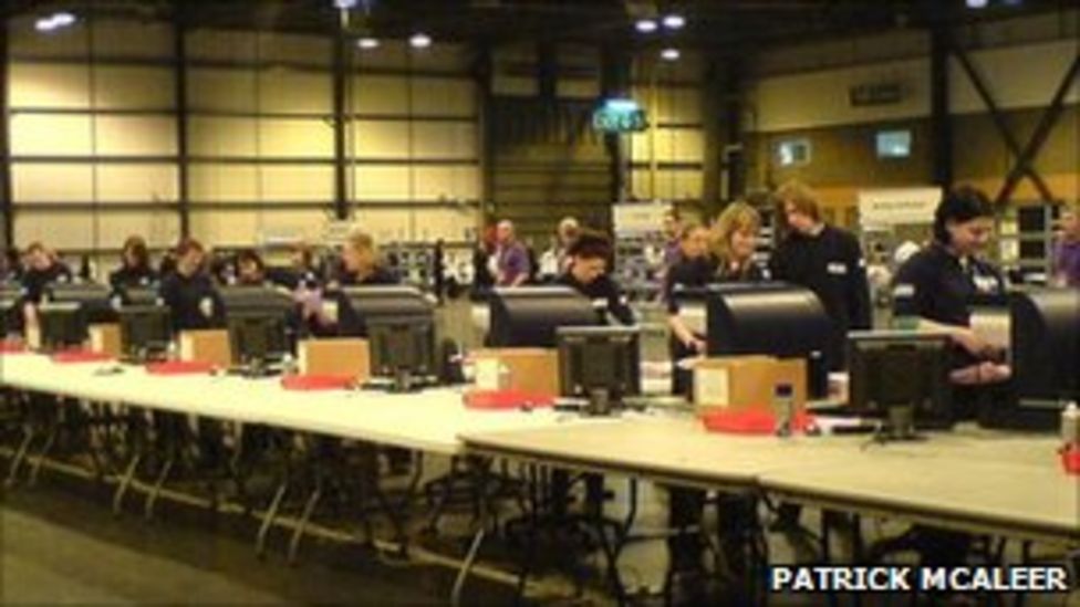 'Dummy election' for electronic vote counting machine - BBC News