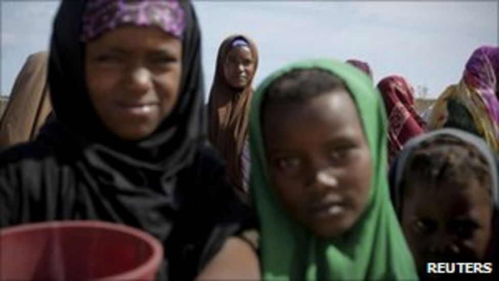 Behind the face of famine - BBC News