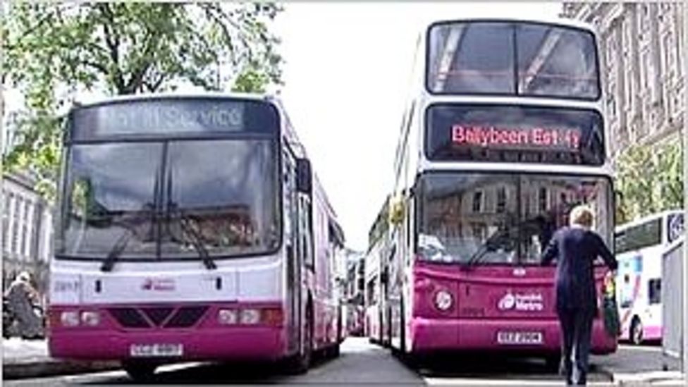 Changes made to Belfast city centre bus routes - BBC News