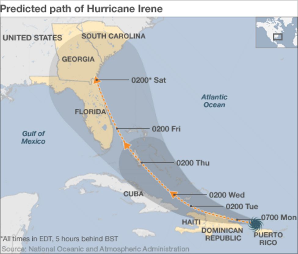 Dominican Republic braced for Hurricane Irene - BBC News