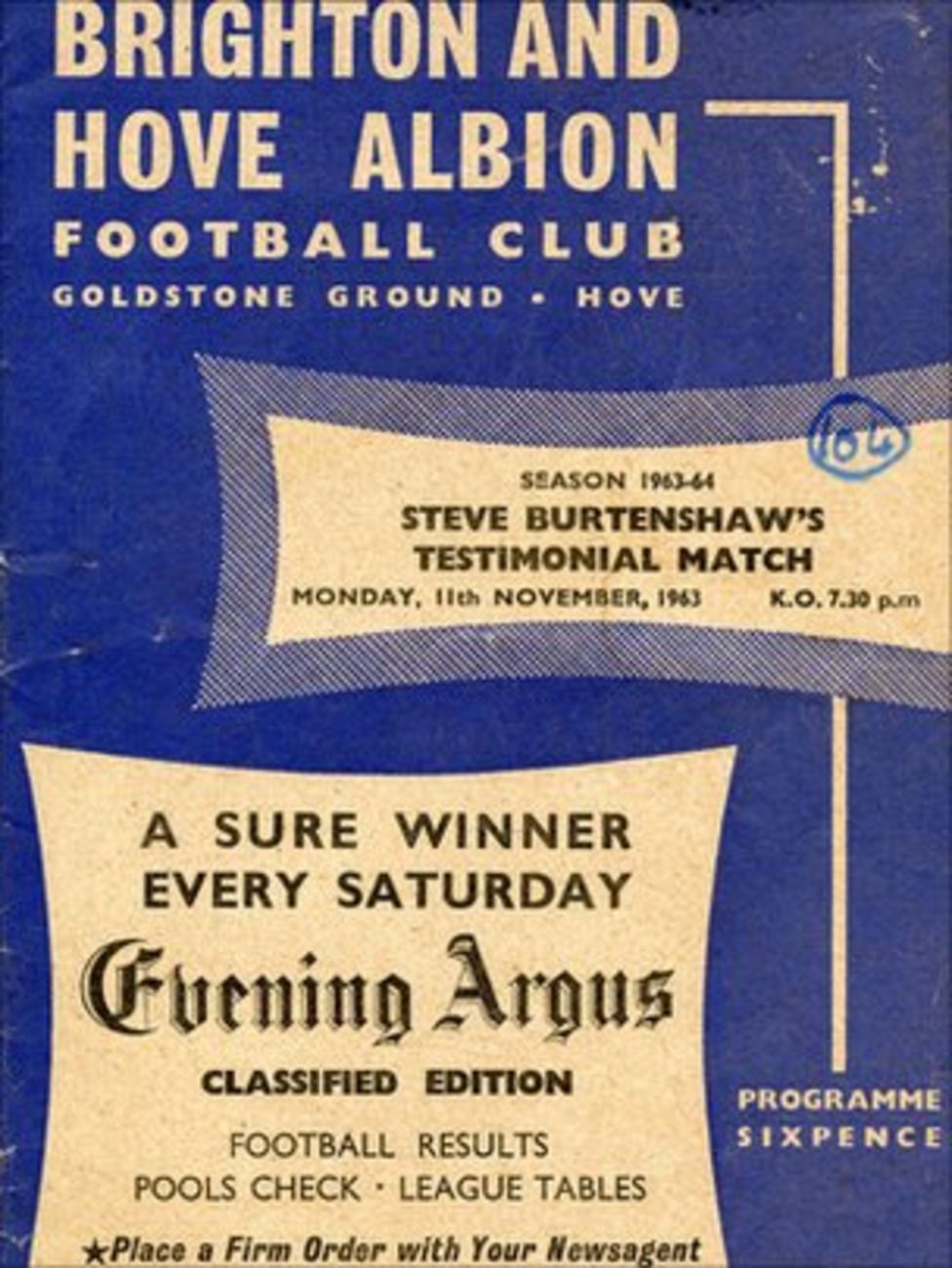 Brighton and Hove Albion programmes donated to public - BBC News