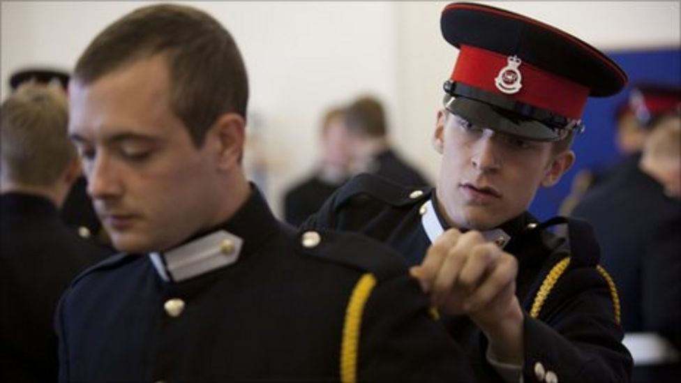 Sandhurst Military Academy is like 'Hogwarts with guns' - BBC News