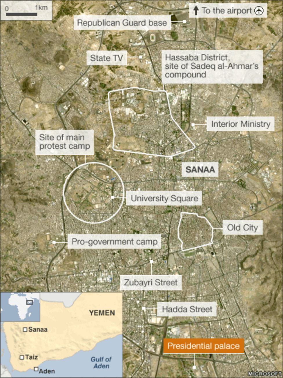 Yemen unrest: A deadly game of elite brinkmanship - BBC News