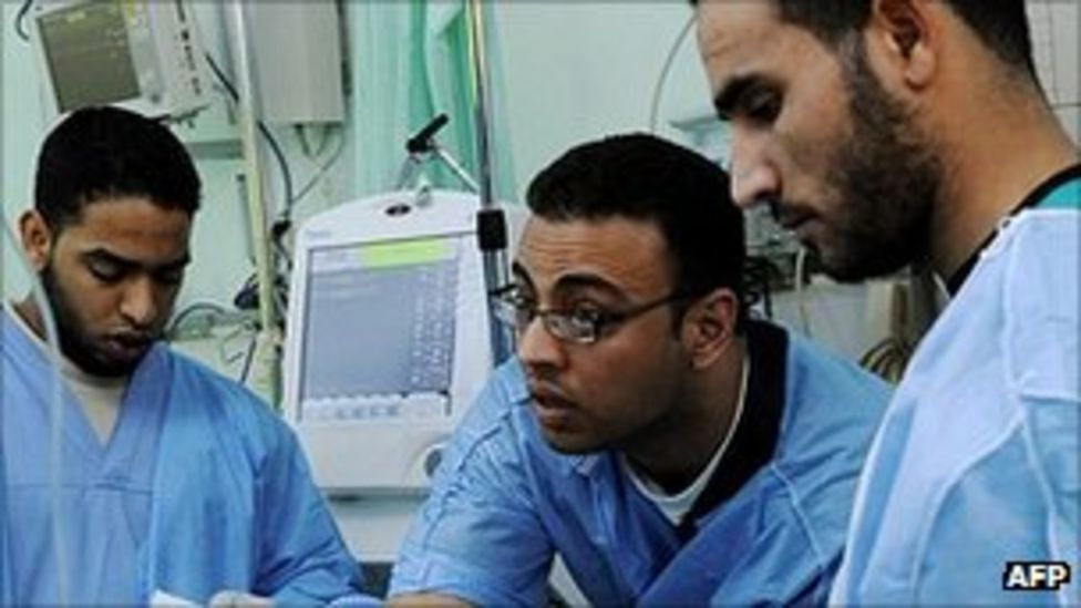 My unexpected trip to a Libyan hospital - BBC News