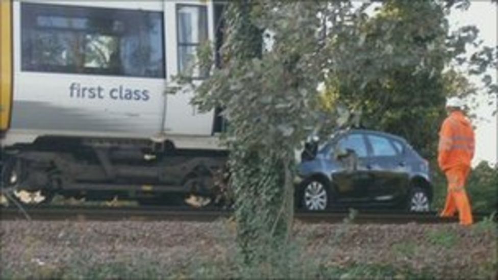 Ramsgate level crossing crash: Two people arrested - BBC News