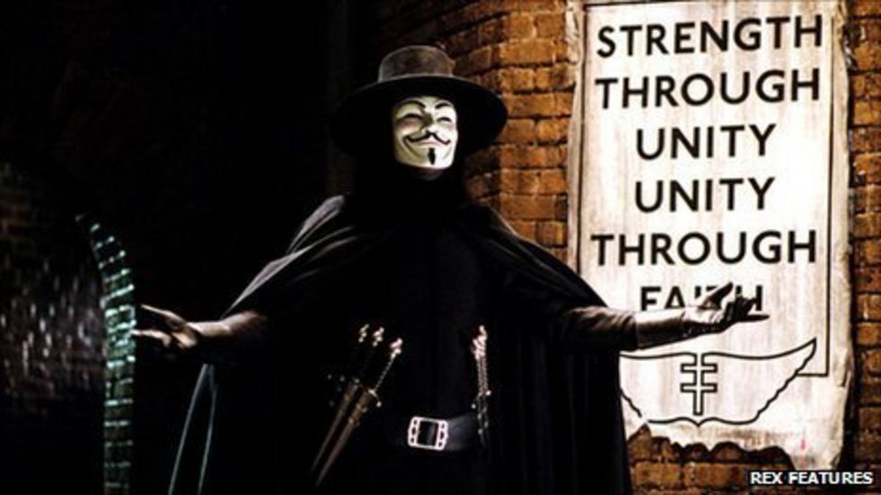V for Vendetta masks: Who's behind them? - BBC News