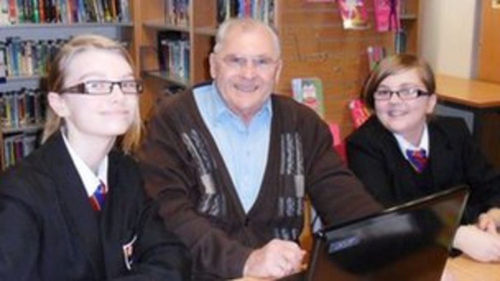 Cardinal Allen pupils teach IT skills to over 60s - BBC News