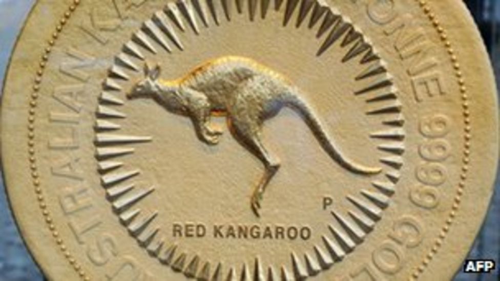 Australia unveils world's largest gold coin in Perth - BBC News