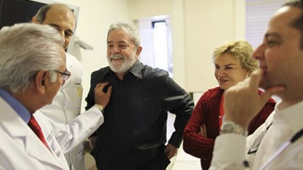 Brazil's Lula da Silva shaves beard in cancer battle - BBC News