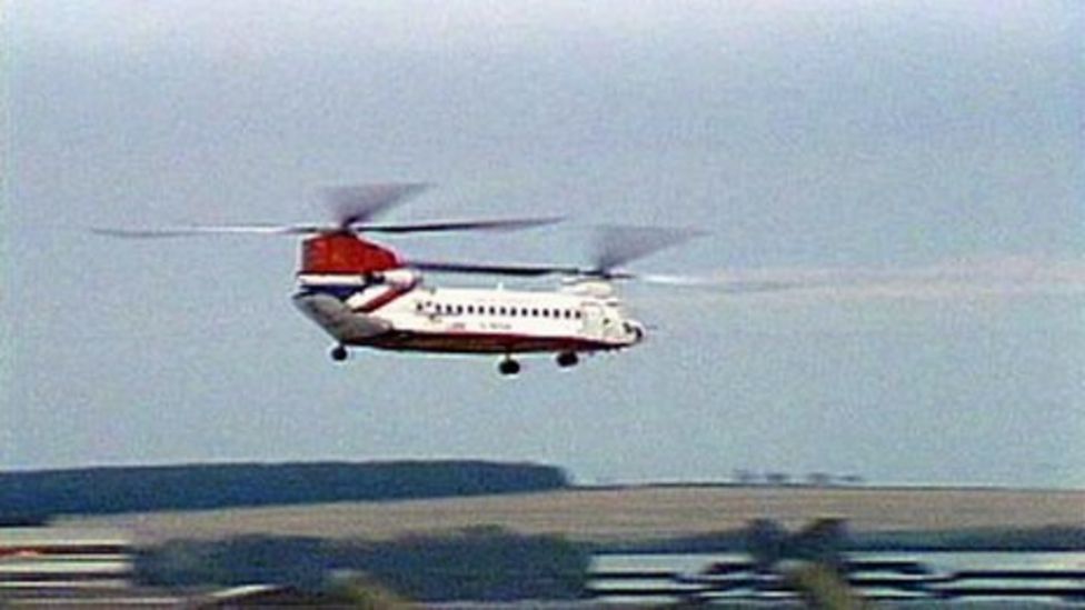 Service remembers 1986 Shetland Chinook crash victims - BBC News