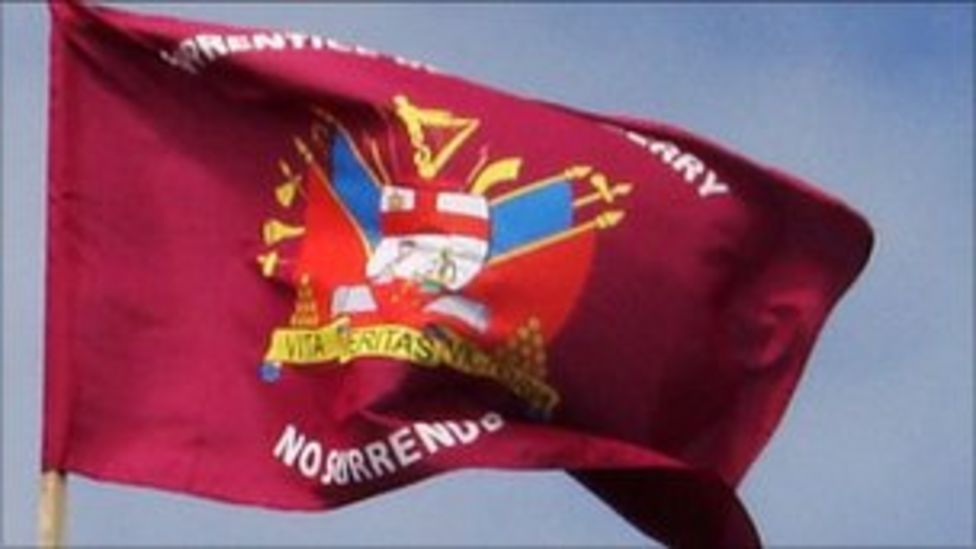 Apprentice Boys parade for Lundy's Day in Londonderry - BBC News
