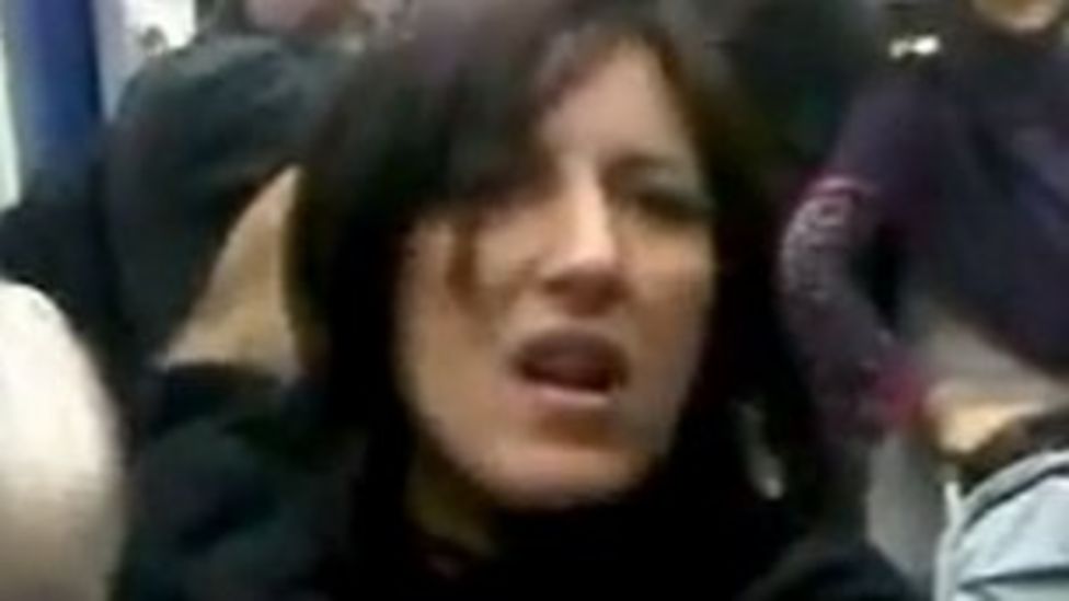 Racist tram rant accused Emma West remanded after court hearing - BBC News