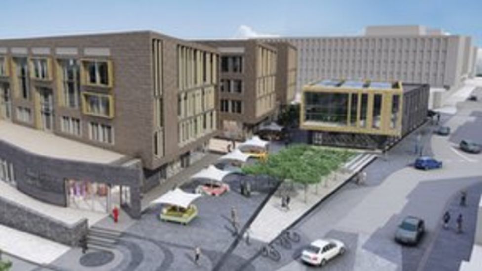 Keynsham town centre £34m development plans on hold - BBC News