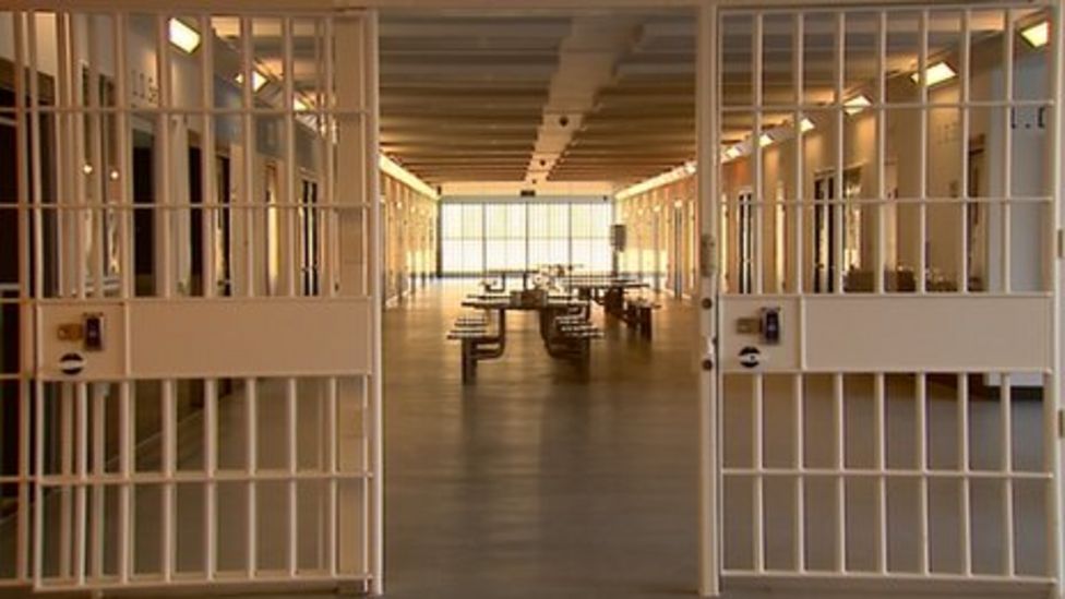 HMP Low Moss: Inmates sharing single cells at overcrowded jail - BBC News