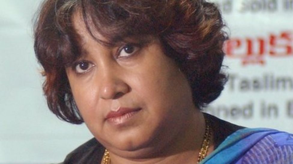 Taslima Nasreen: Blogger flees to US after death threats - BBC News