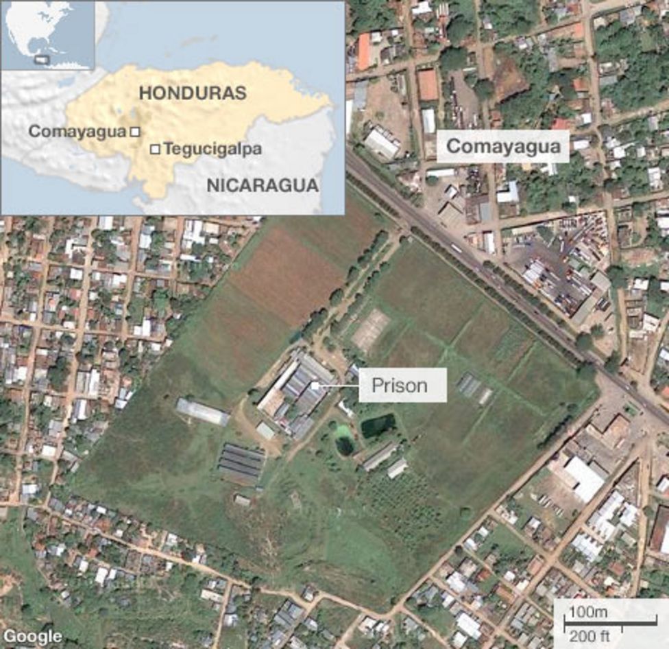 Comayagua prison fire killed 355 - Honduras officials - BBC News