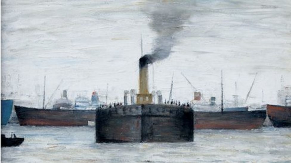 LS Lowry rare Seaburn seascape sells for more than £1m - BBC News