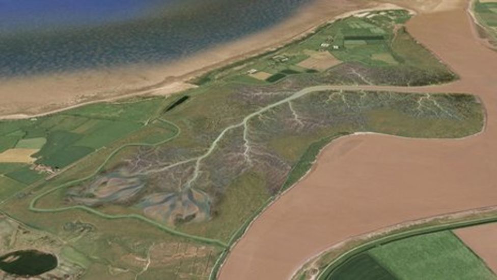 'Largest' coastal management scheme completed at Steart Marshes - BBC News