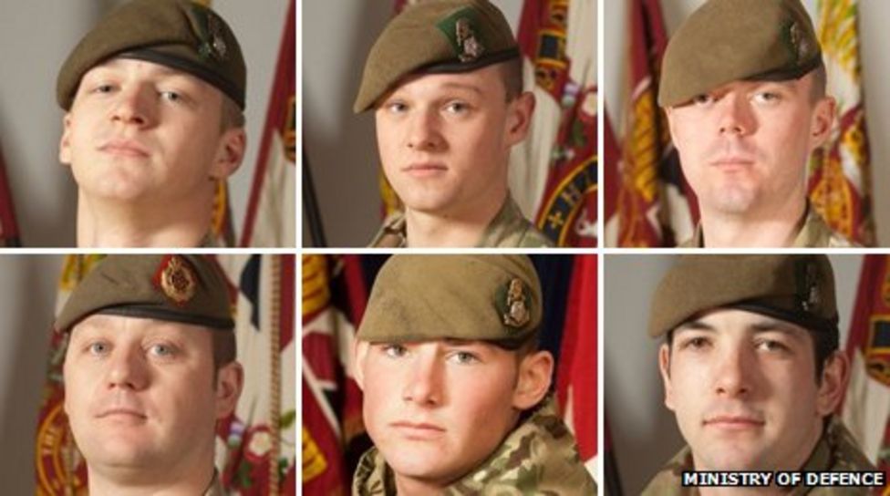 Tributes are left at barracks for dead British soldiers - BBC News
