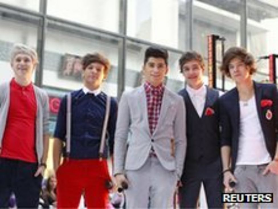 X Factor's One Direction make chart history in the USA - BBC News